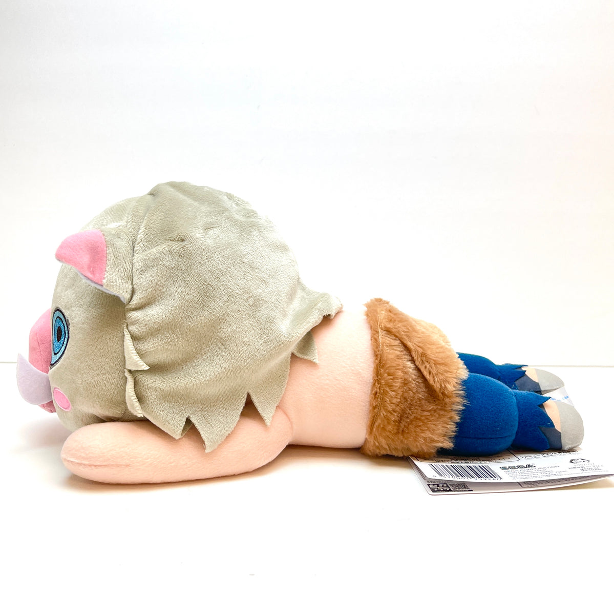 Sega Demon Slayer Big Nesoberi Plush Doll - Inosuke Hashibira (Pink Ch ...