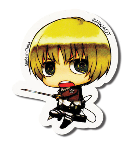 Attack on Titan SD Armin Authentic Sticker – All Blue Anime