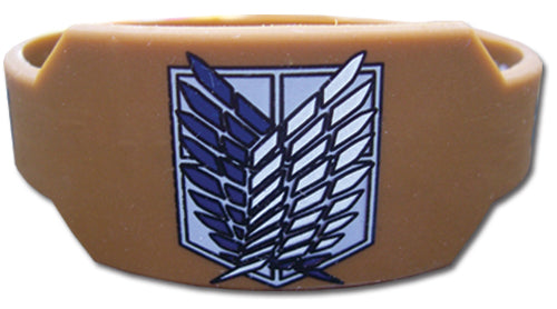 Attack on Titan Scout Regiment PVC Wristband – All Blue Anime